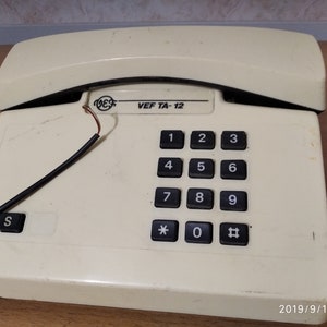 Old Soviet Telephone, Landline Phone, USSR Phone, USSR Rare Phone ...