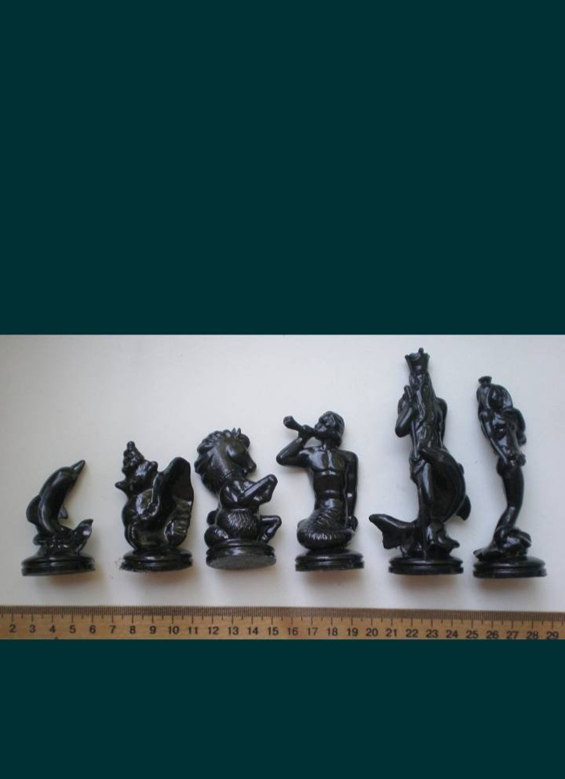 Vintage soviet chess set Underwater Kingdom | Etsy