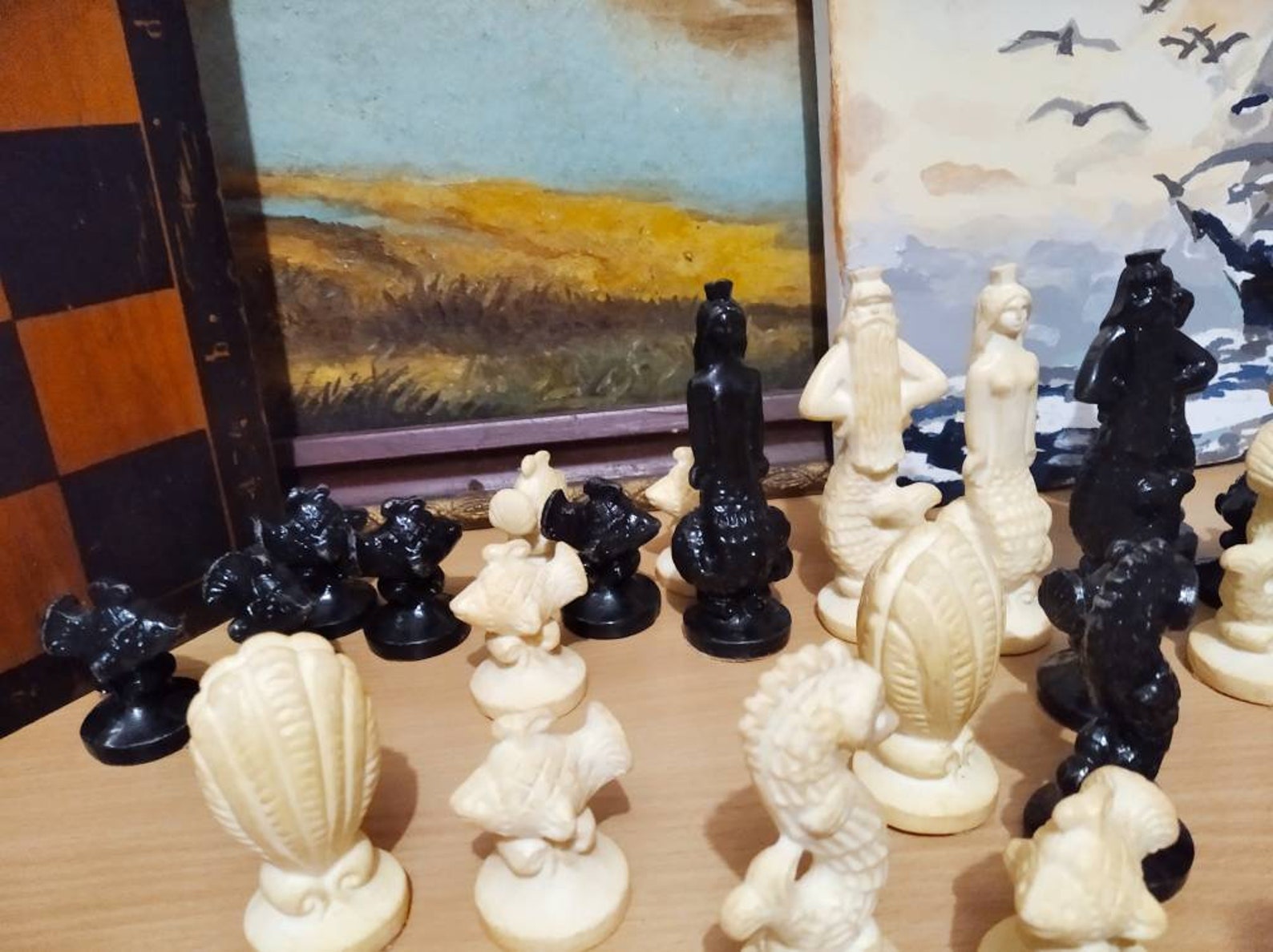 Soviet Old Chess Set See Style Chess Set Old USSR Vintage - Etsy