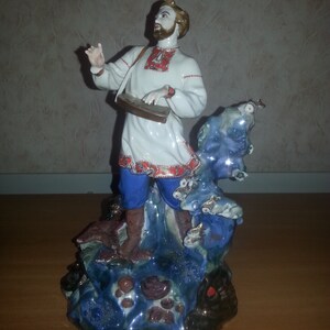 Porcelain Figurine Rare Soviet Figure "sadko in the Underwater Kingdom ...