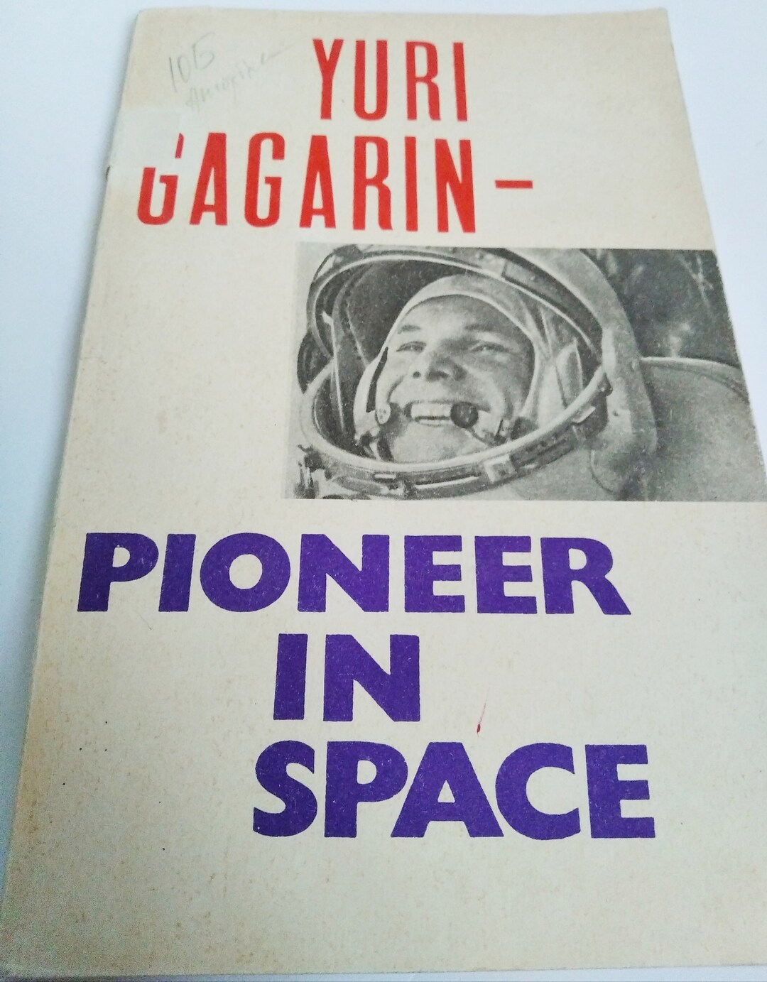 Soviet Vintage Book About Yuri Gagarin - Etsy