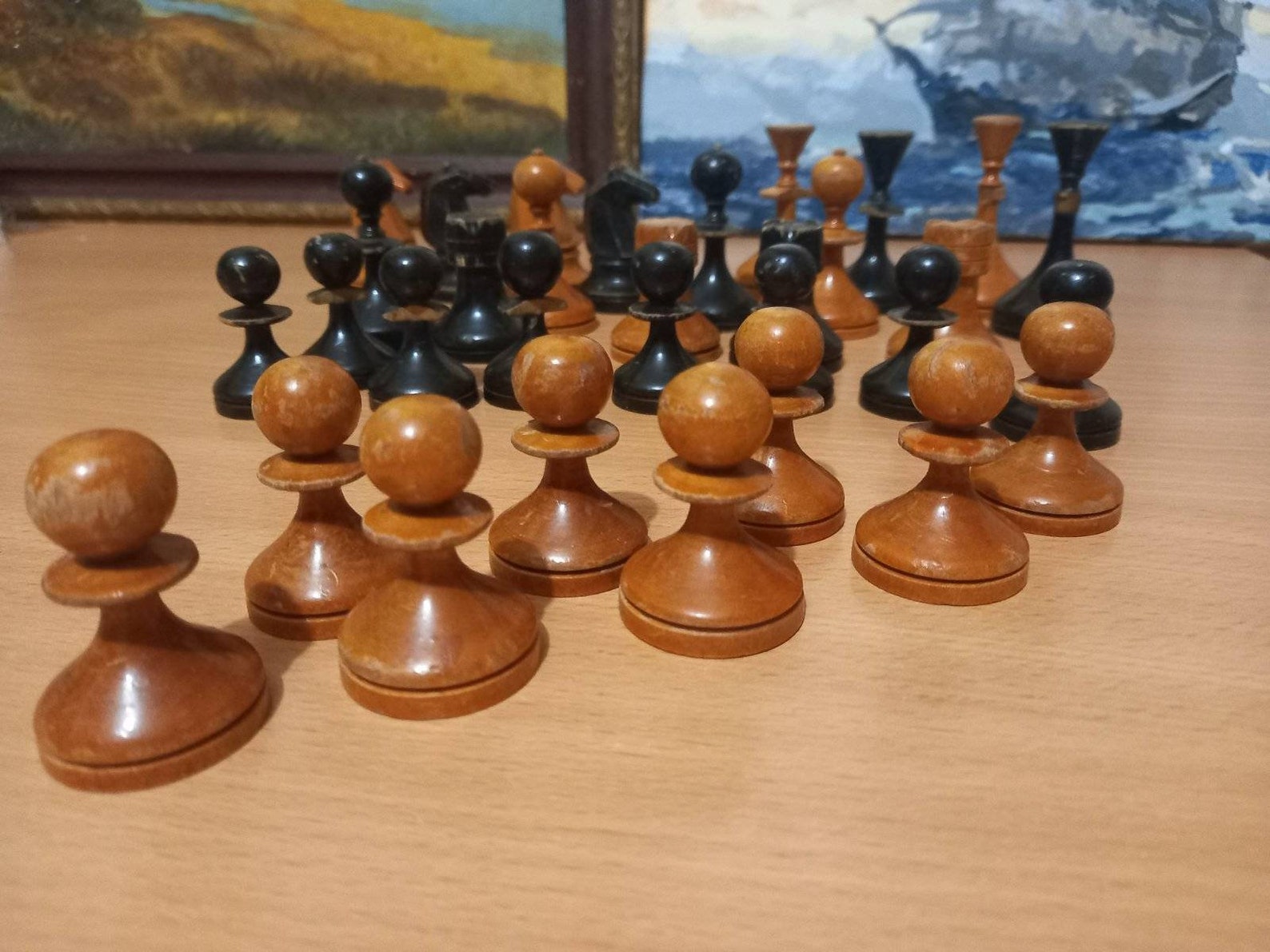 Soviet Wooden Chess Old Ussr Chess Set 1960s Old Chess Set - Etsy