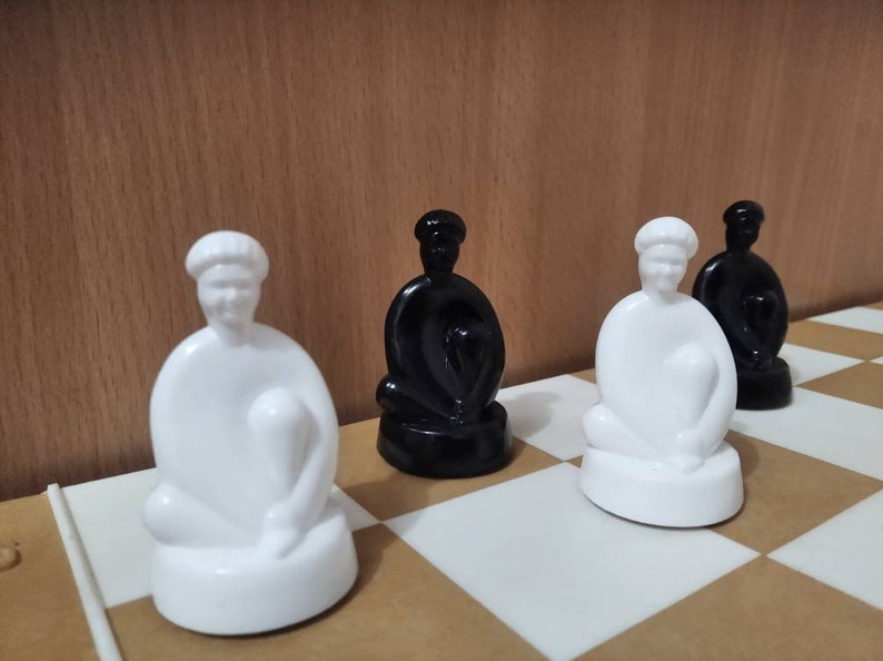 Ukrainian Village Style Chess - Etsy