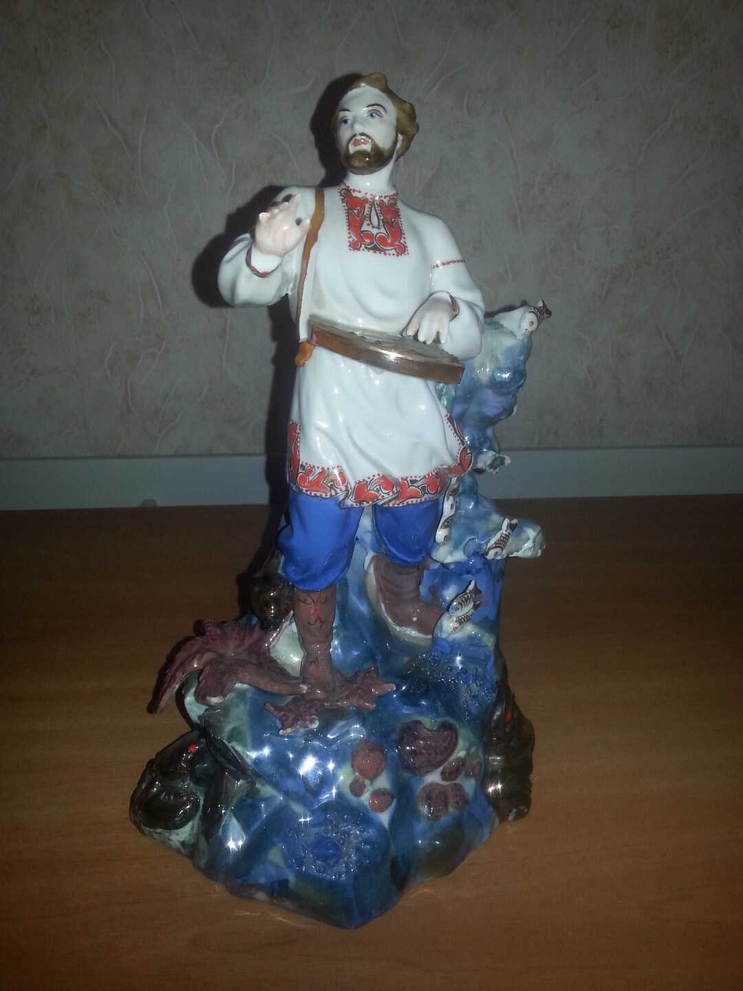 Porcelain Figurine Rare Soviet Figure sadko in the Underwater Kingdom ...