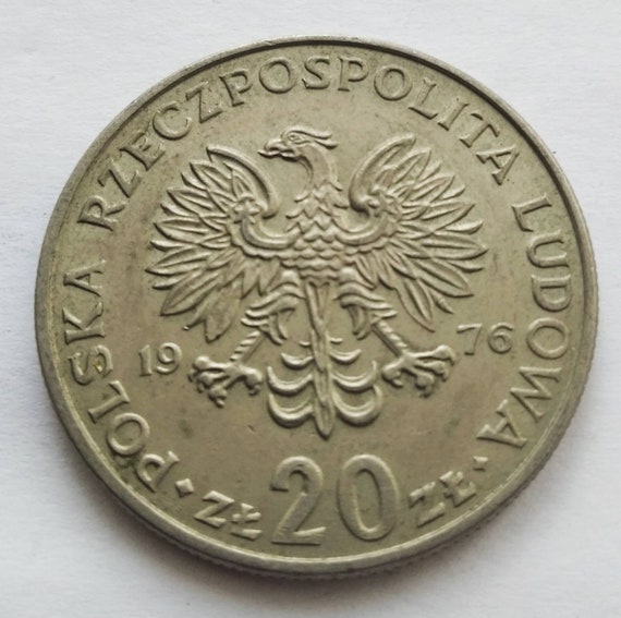 Vintage Polish Coin - Etsy