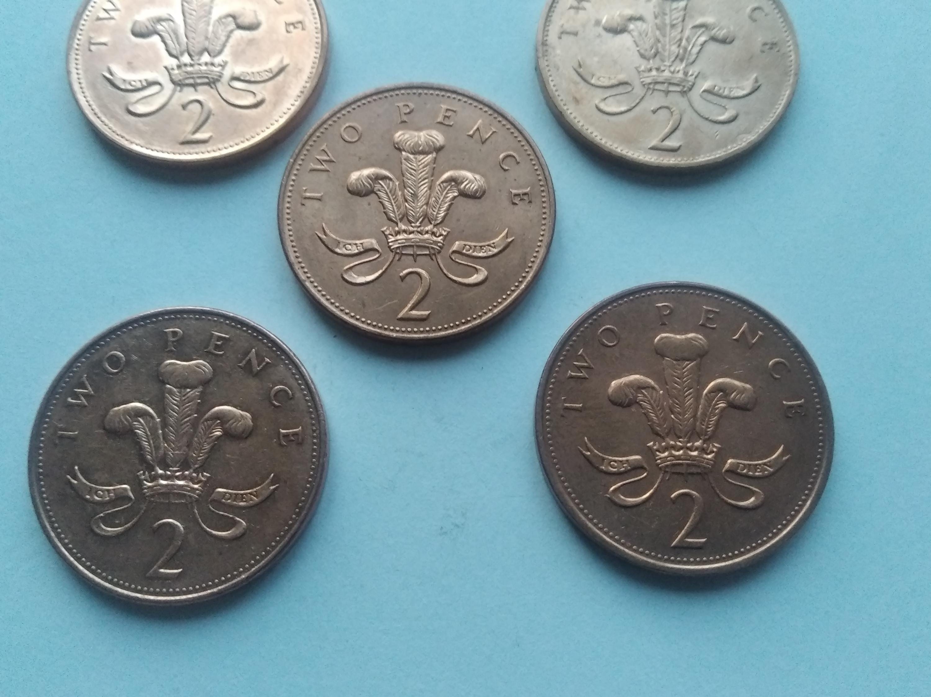 British Coins, English Coins 2 Pens - Etsy