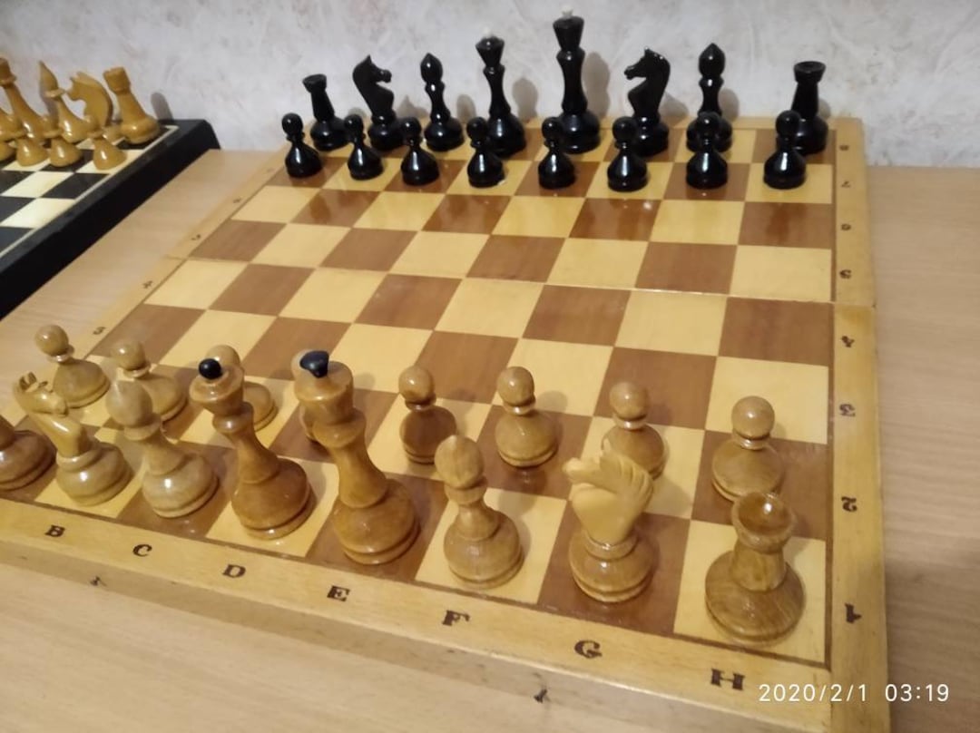 Soviet Wooden Chess, Vintage Ussr Chess - Etsy