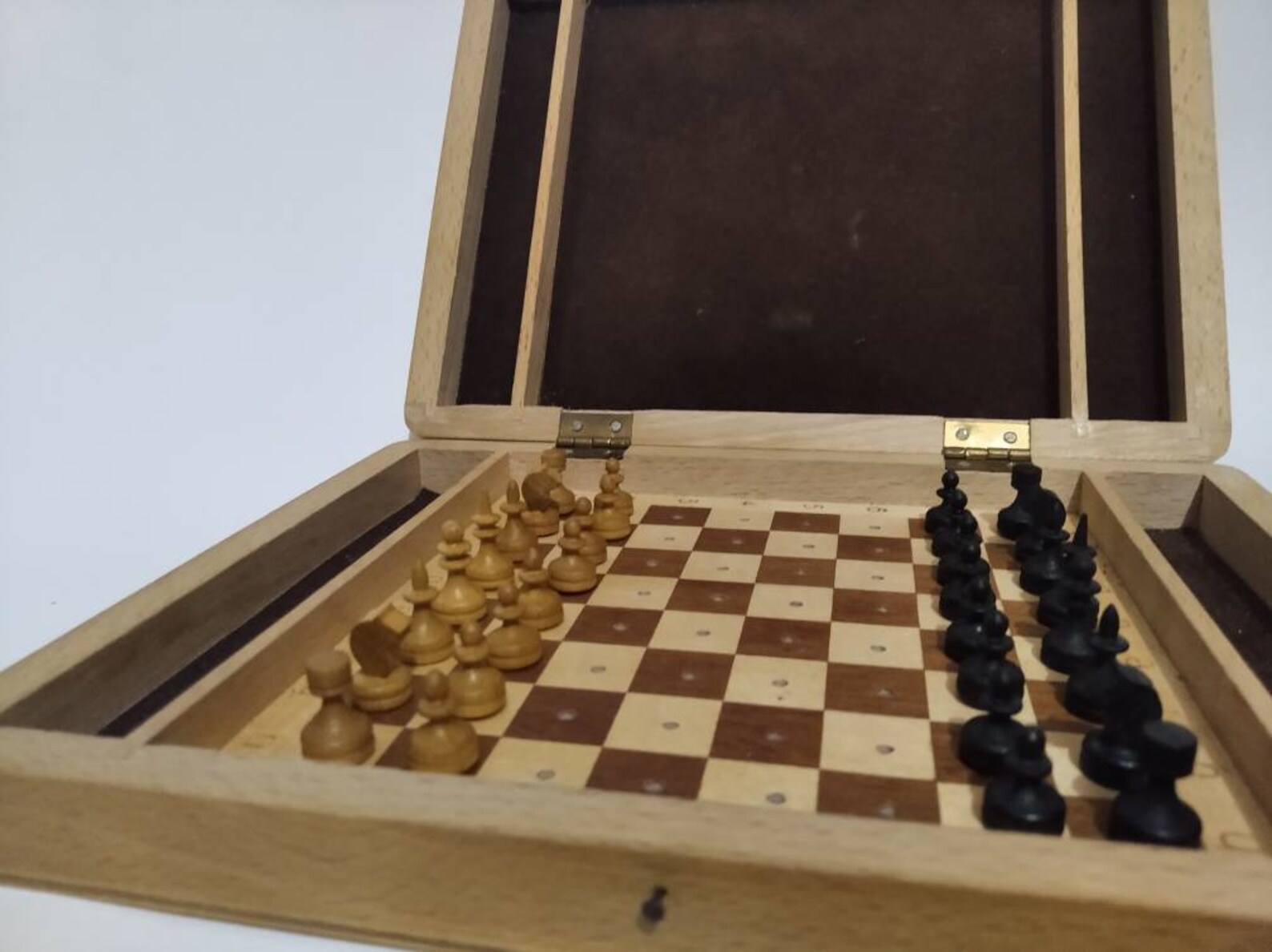 Soviet Wooden Road Chess Set - Etsy