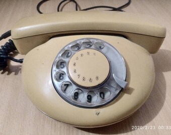 Soviet Style Vintage Polish Landline Phone | Etsy