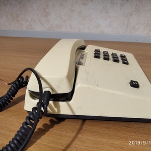Old Soviet Telephone, Landline Phone, USSR Phone, USSR Rare Phone ...