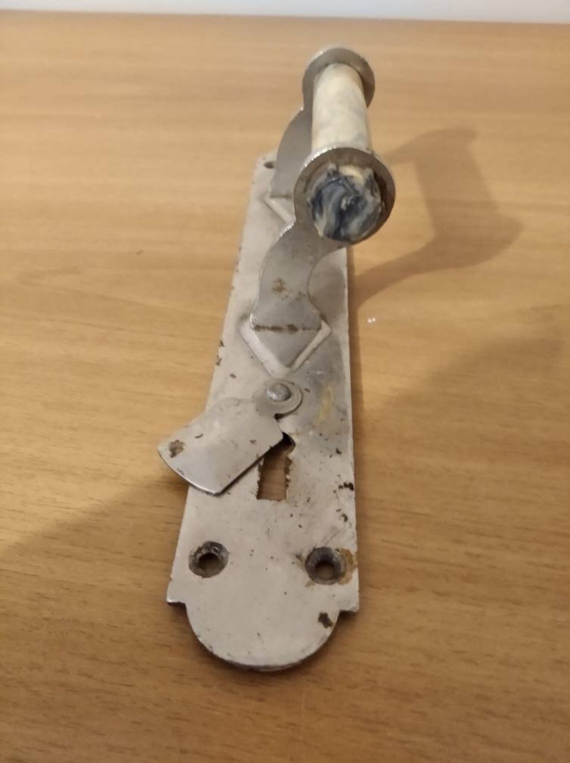 Soviet Vintage Large Door Handle With Key Hole, Old Door Handle ...