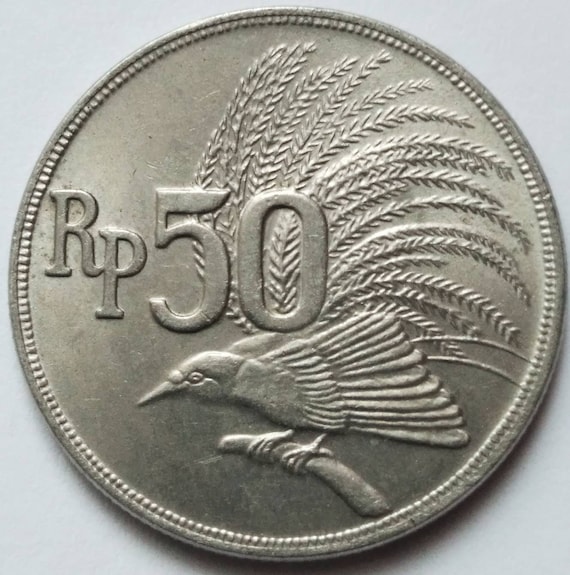 Indonesian 50 Rupiah 1971 - Etsy