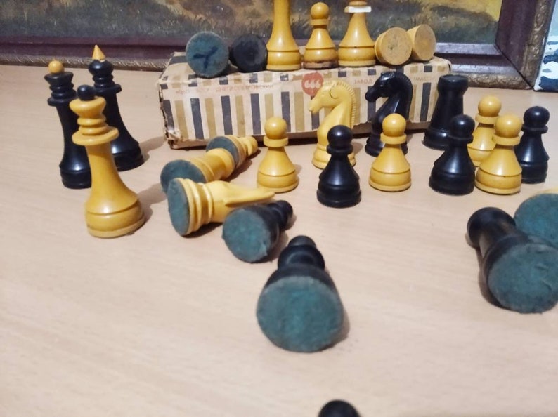 Soviet Bakelite Chess Set in Original Box - Etsy