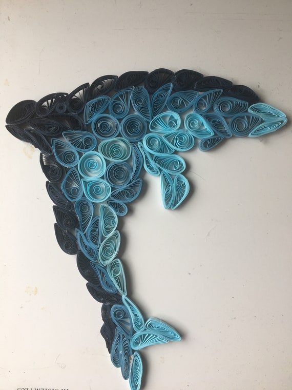 Quilled Dolphin - Etsy UK