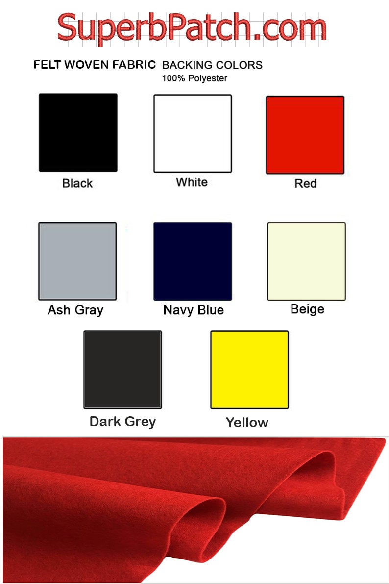 Ribbon Bottom Top Rocker Embroidered Patch Custom | Etsy