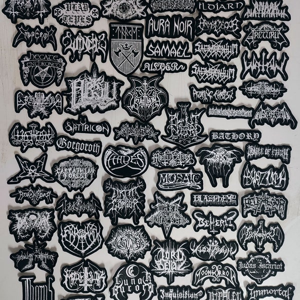 Heavy Metal Patches - Etsy