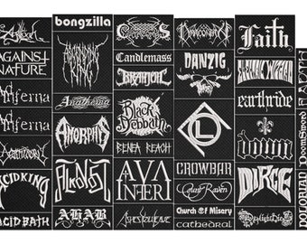 REFLECTIVE Top or Bottom Rocker, Embroidered Patch, Custom Embroidered ...