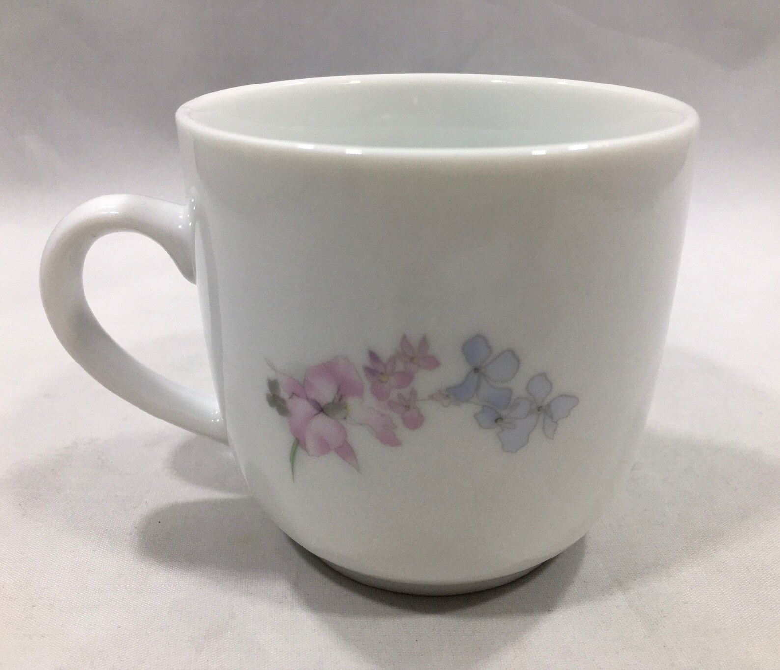 Vintage SNOW WHITE CHINA Coffee/tea Cup White Fine Porcelain | Etsy
