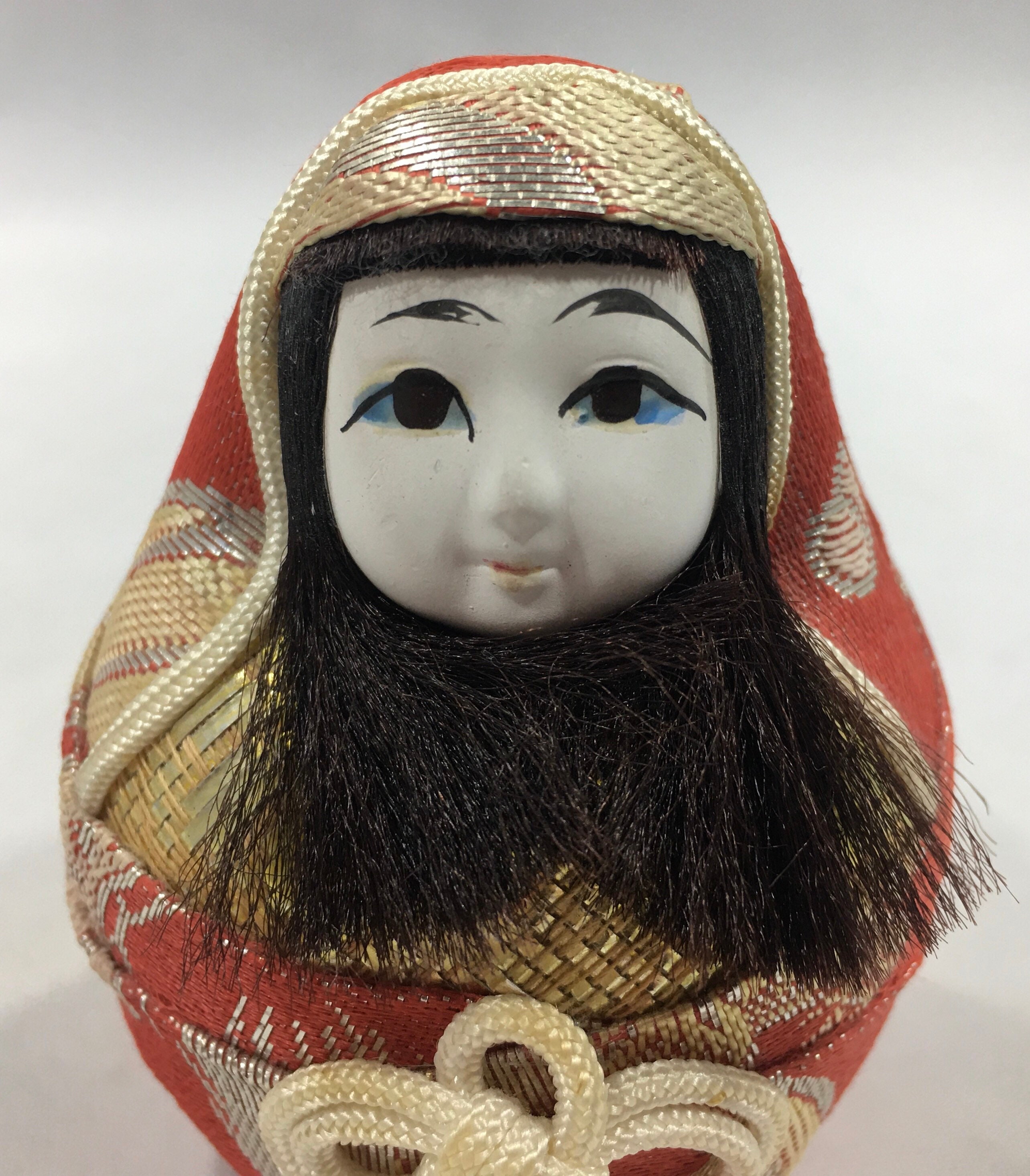 Vintage JAPANESE WEDDING Doll Handcrafted Roly-poly Princess | Etsy