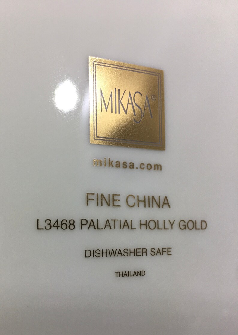 Rare Mikasa PALATIAL HOLLY GOLD Cake Plate Server 12 - Etsy