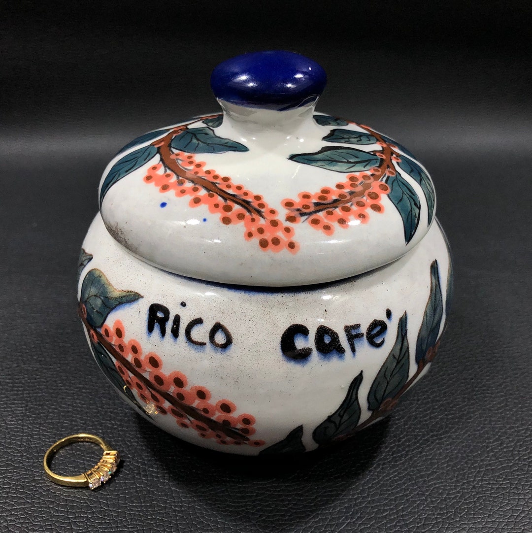 PALOPO GUATEMALA Lidded Trinket Box/sugar Bowl ~ Ken Edwards Studio Art ...