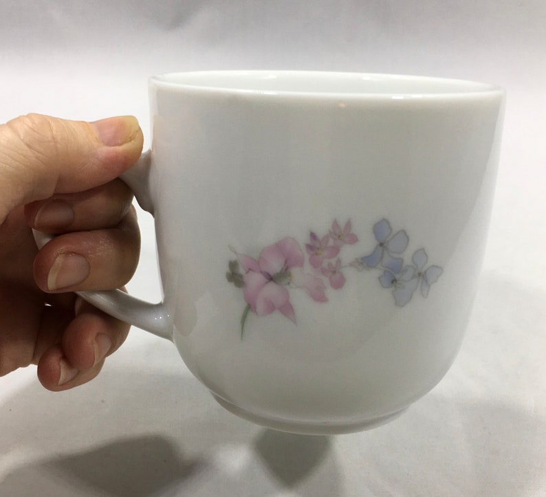 Vintage SNOW WHITE CHINA Coffee/tea Cup White Fine Porcelain | Etsy