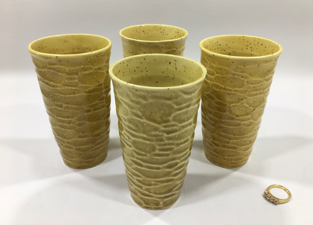 Japanese YUNOMI Style Tall Tea Cups / Ceramic Juice Tumblers - Etsy