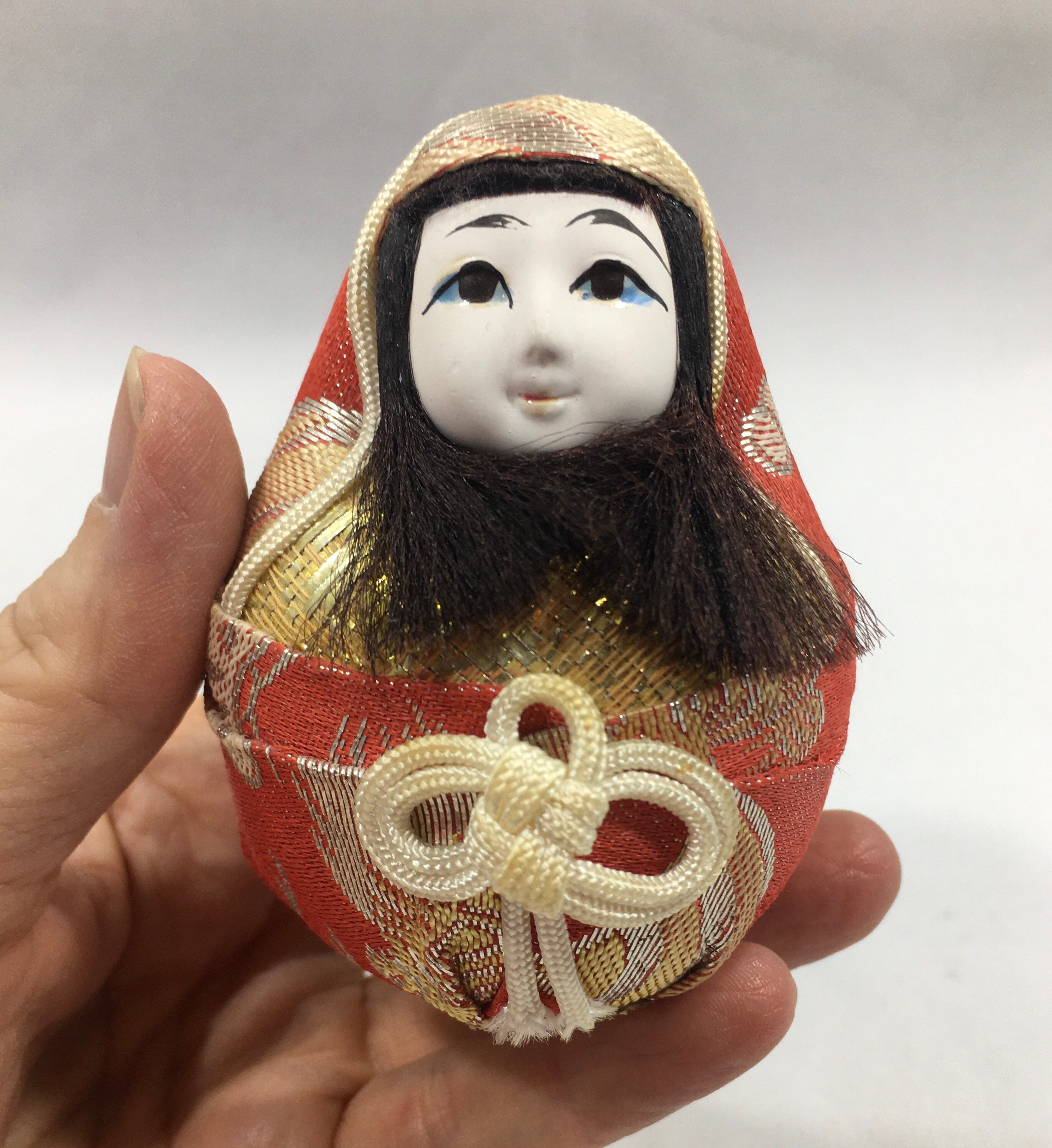 Vintage JAPANESE WEDDING Doll Handcrafted Roly-poly Princess - Etsy