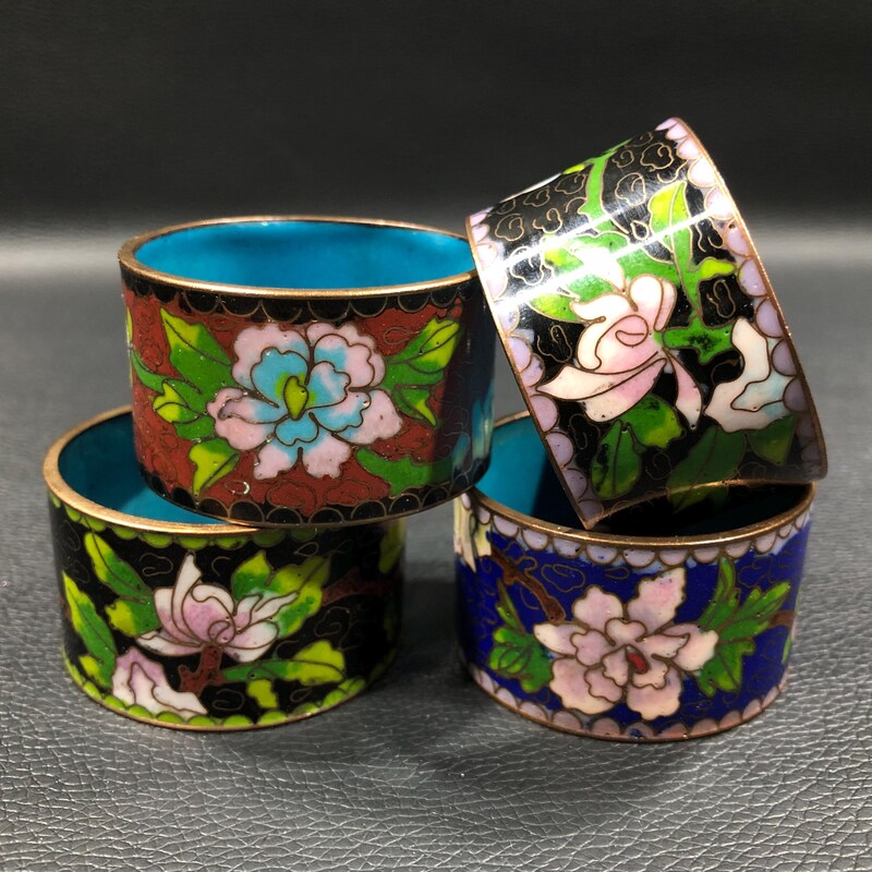 Napkin Rings Vintage - Etsy