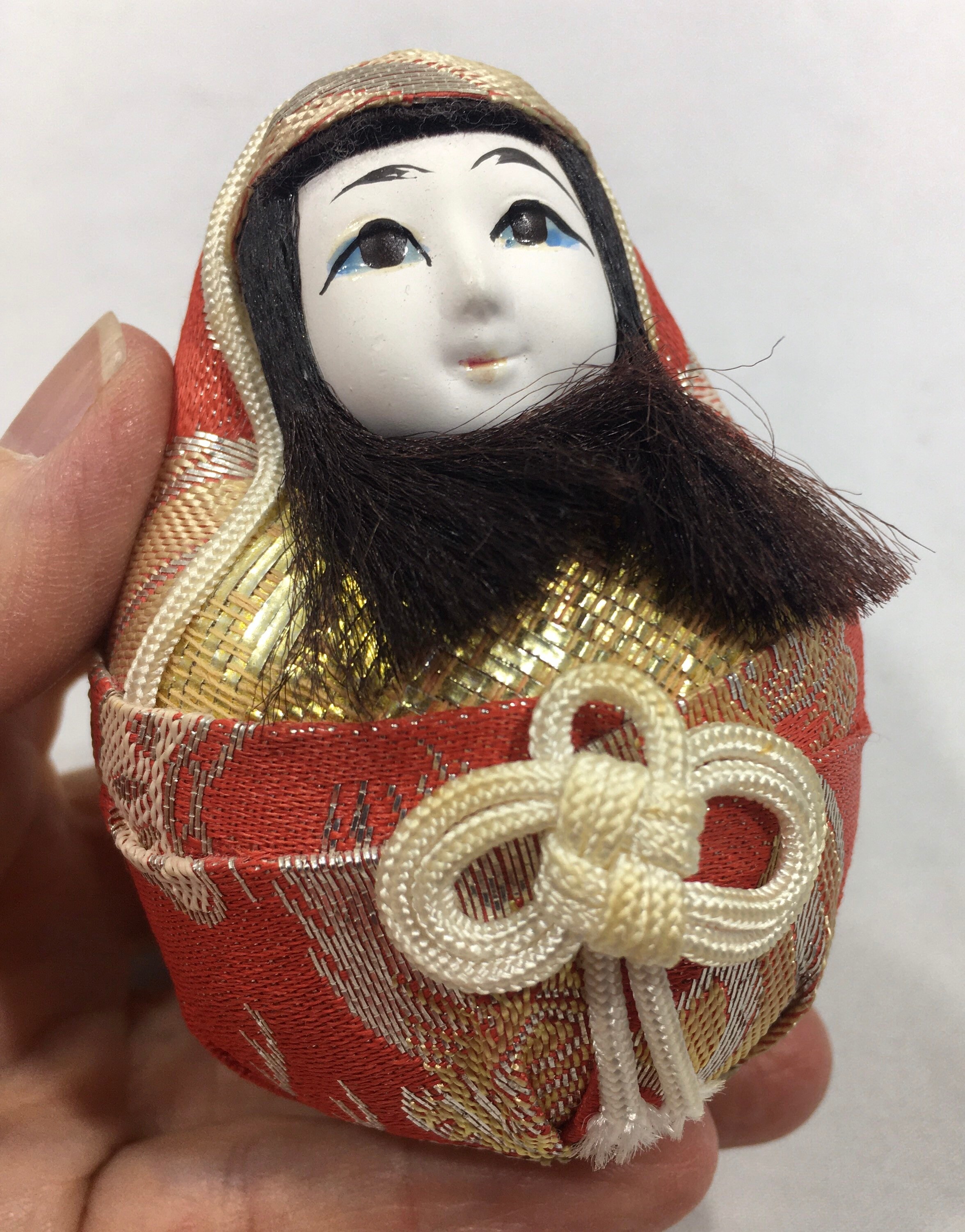 Vintage JAPANESE WEDDING Doll Handcrafted Roly-poly Princess - Etsy