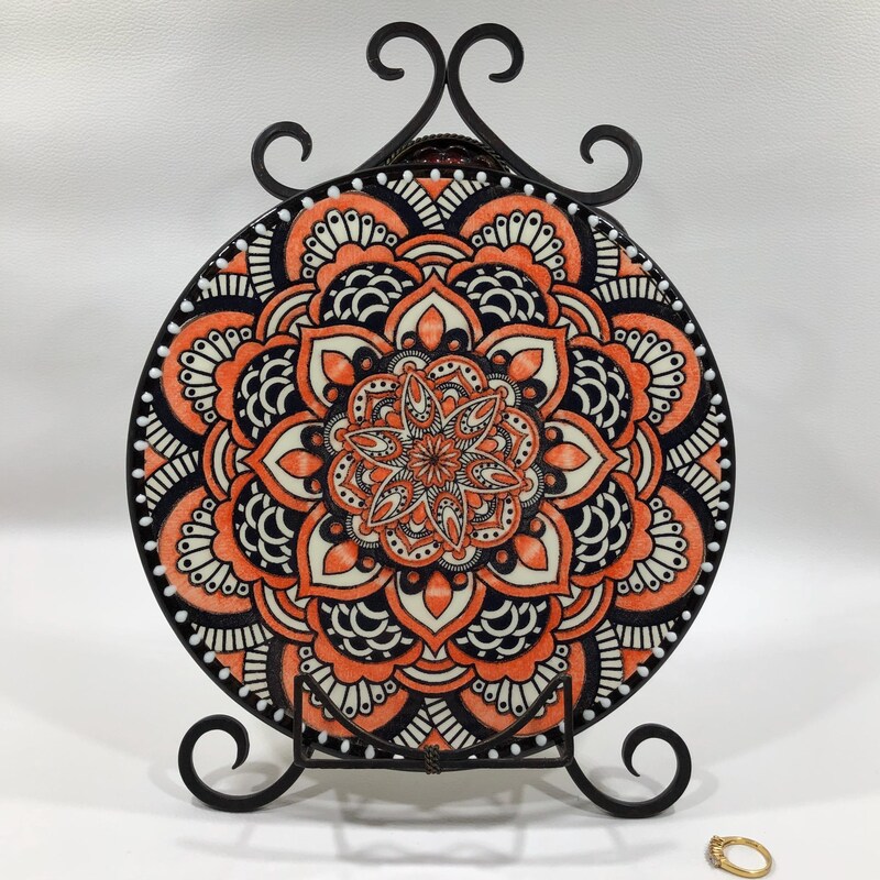 Mandala Plate - Etsy