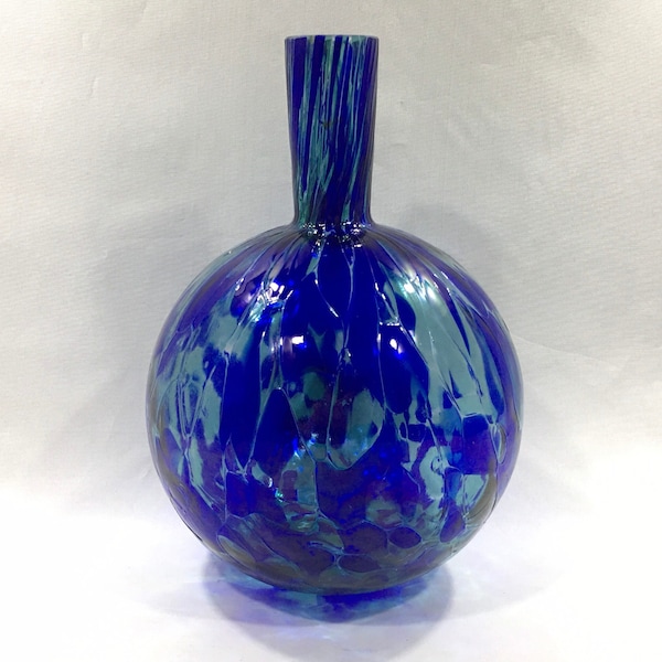 Spatter Glass Vase - Etsy