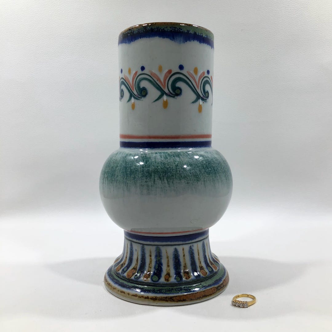 Erandi Ken Edwards ART POTTERY VASE Tonala Mexico 9" ~ Hand Painted ...