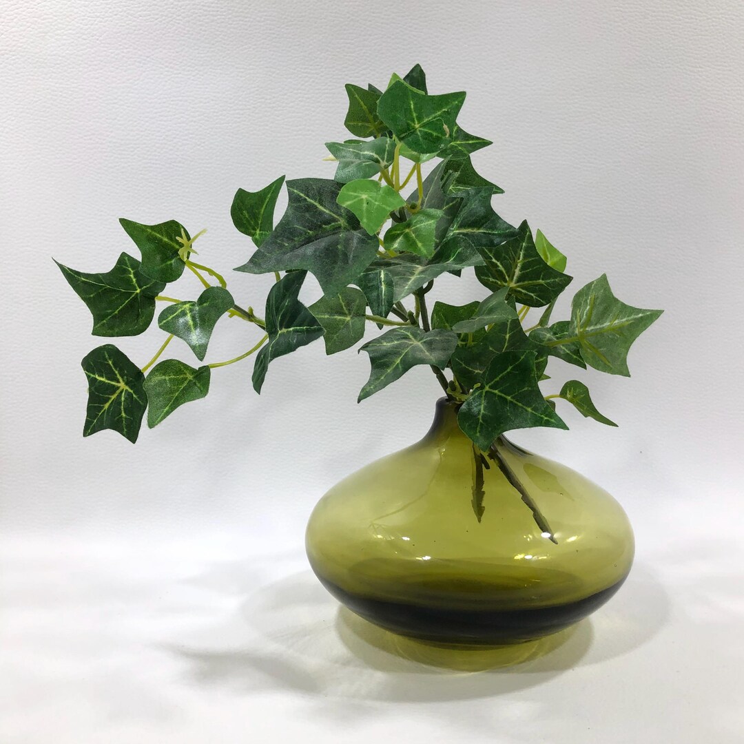 Ikea Olive Green 'SALONG' BUD VASE Design Johanna Jelinek 3.5"x 5 ...