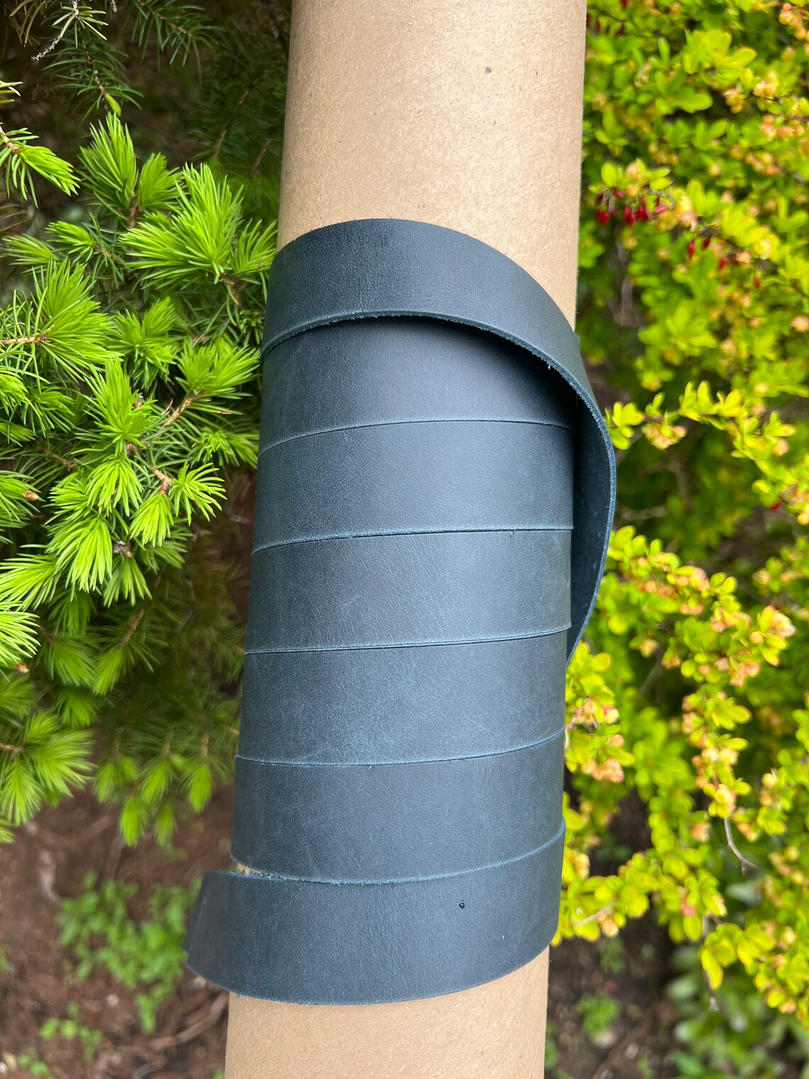 Distressed Ocean Blue Full Grain Leather Strap: 1.5mm Thick - Etsy