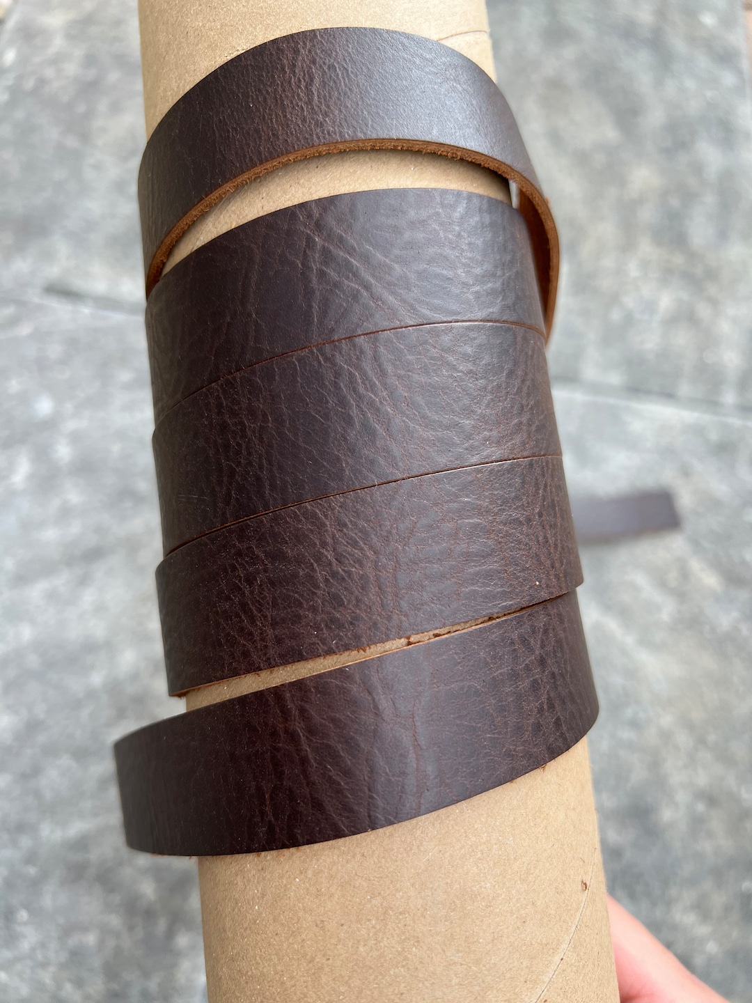 Dark Brown Full Grain Leather Straps - 2.0mm Thick - Etsy
