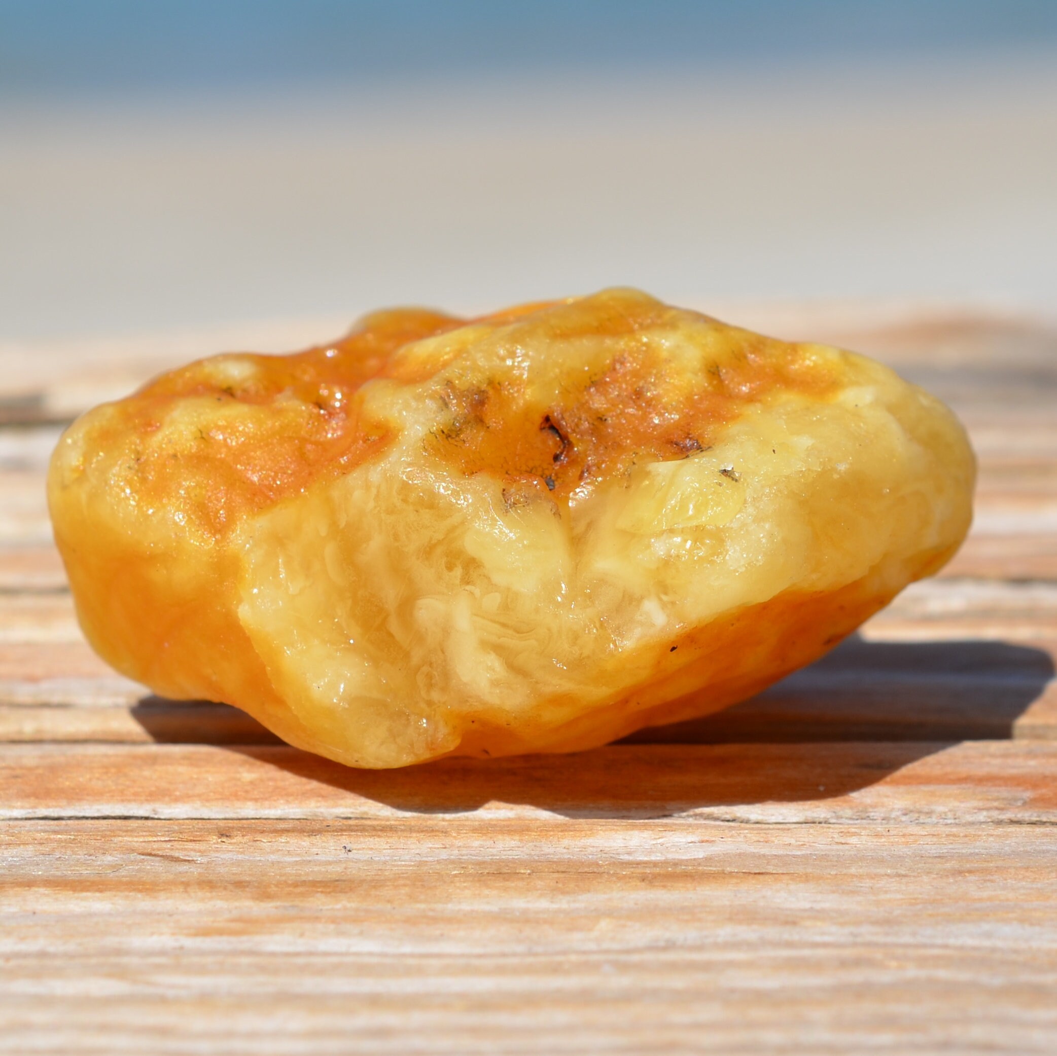 Raw Amber Stone From Baltic Sea Untreated White Amber Nugget - Etsy