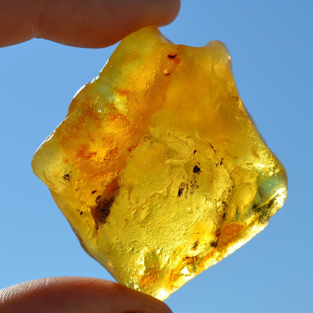 Unique Baltic Amber Honey Clear Amber Stone Amber for - Etsy