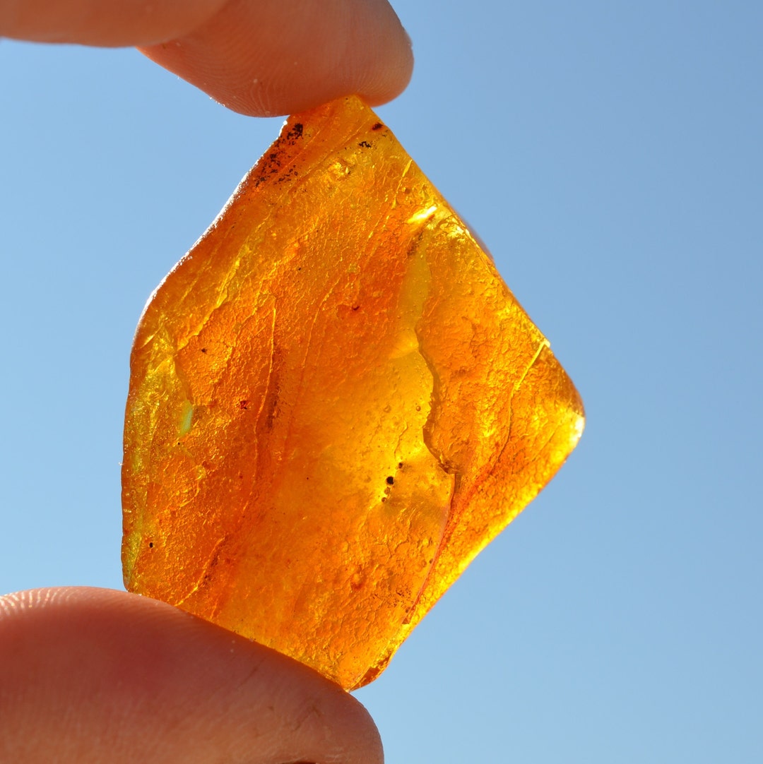 Rough Amber Piece Genuine Baltic Amber Nugget Roh Bernstein - Etsy