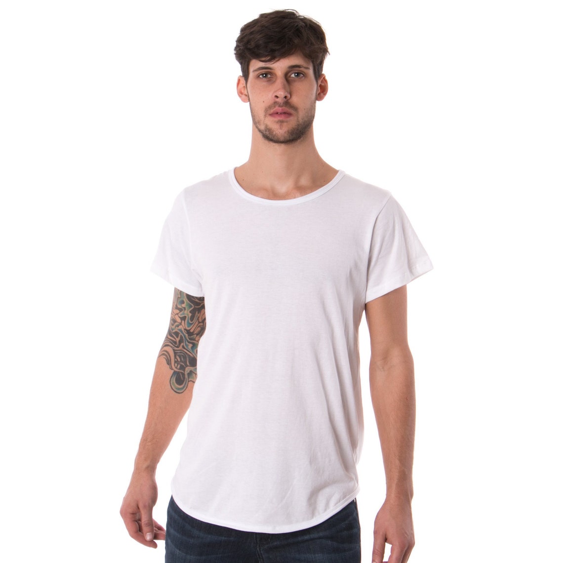 Curved Hem Tees - Etsy
