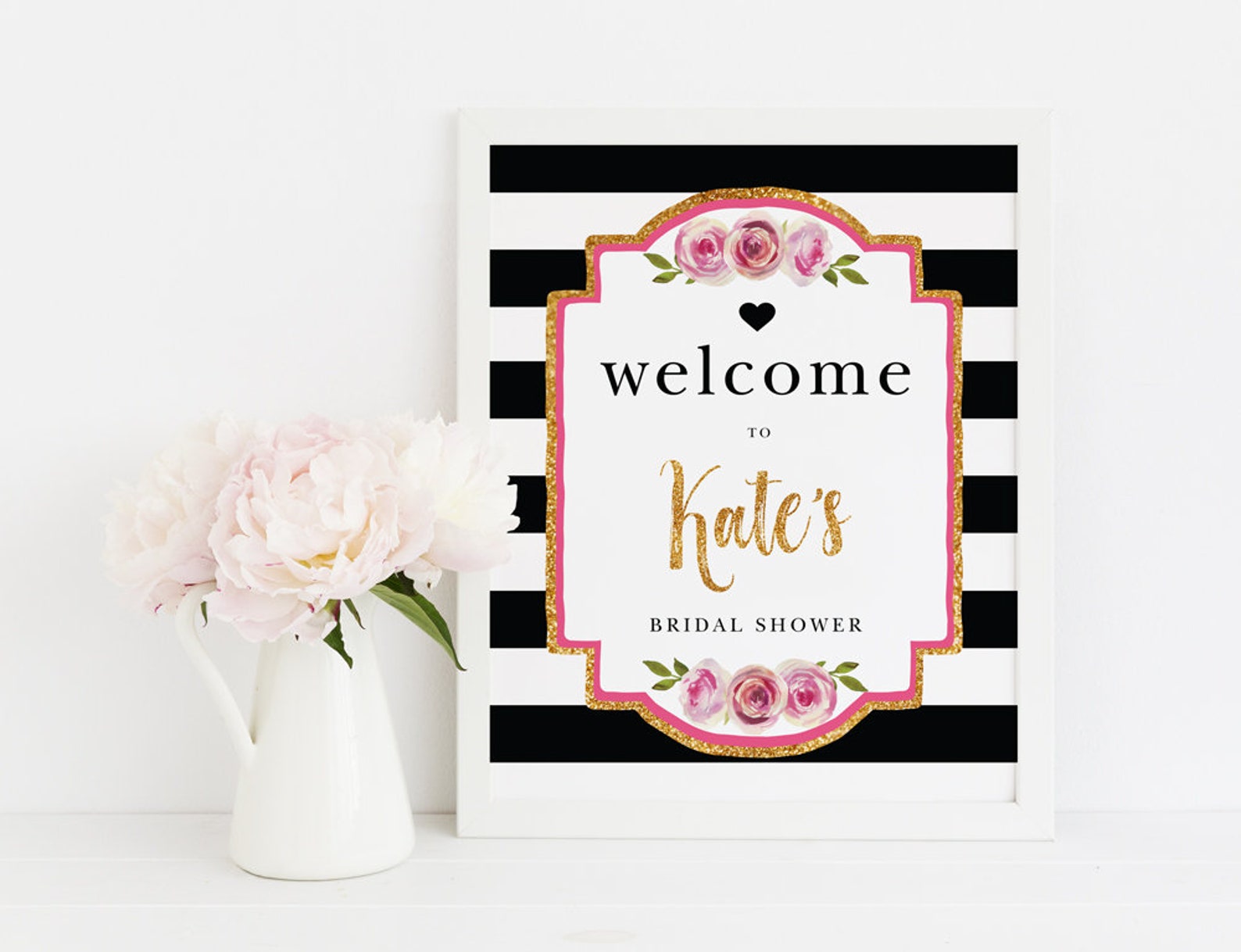 Kate Bridal Shower Pack Kate Theme Bridal Shower All-in-one Invite ...