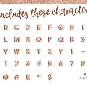 Rose Gold Foil Balloon Clipart Clip Art Foil Balloon Numbers Balloon ...