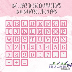 Pink Alphabet Blocks Clip Art - Alphabet Blocks Font - Alphabet Blocks ...