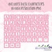 Pink Alphabet Blocks Clip Art - Alphabet Blocks Font - Alphabet Blocks ...