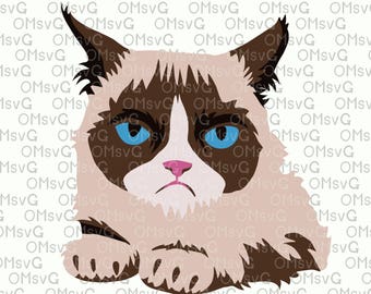 Grumpy cat decal | Etsy