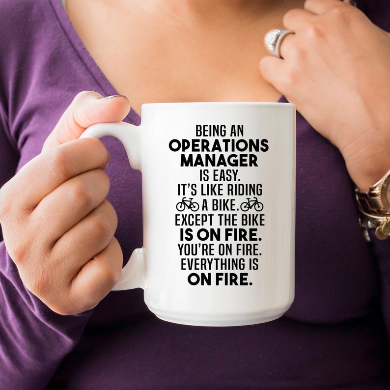 Operations Manager Mug Coffee Cup Funny Gifts For Women Men | Etsy