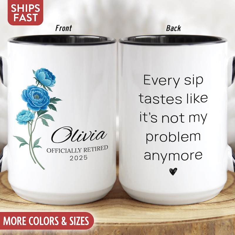 Retirement Woman Cups - Etsy