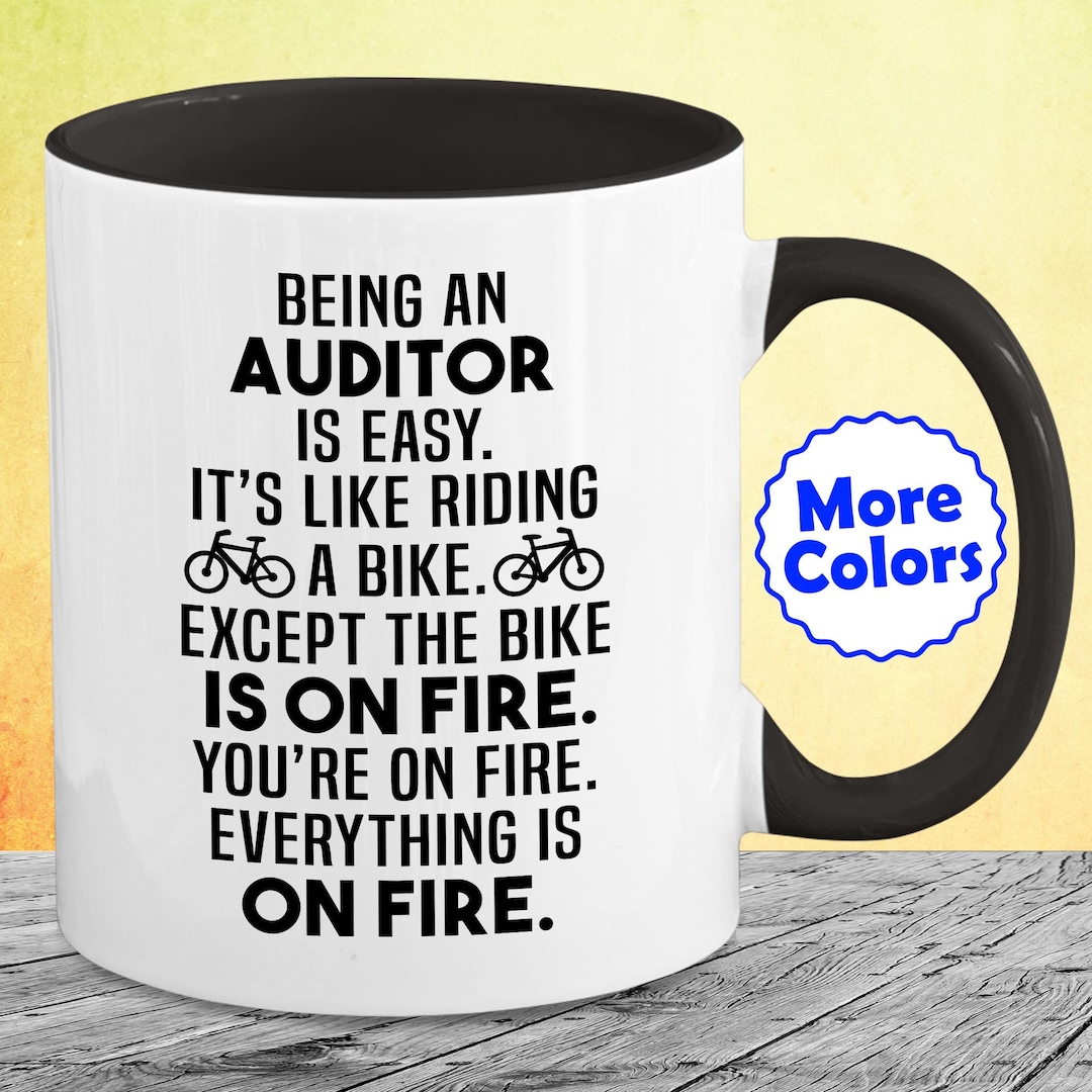 Auditor Mug Coffee Cup Funny Gifts for Women Men Her Him Auditing Audit ...