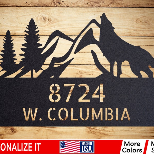 Metal Address Sign - Etsy