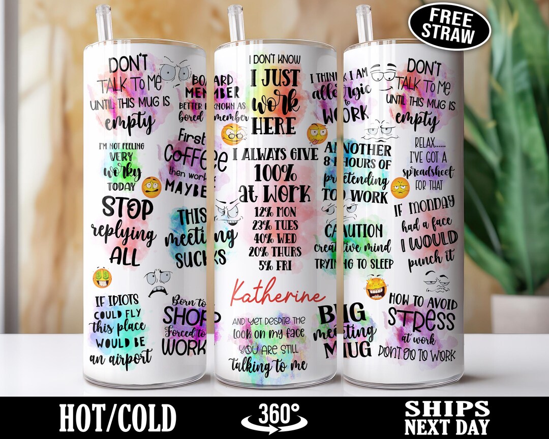 Coworker Tumbler Cup, Personalized Coworker Gift for Coworker Custom ...